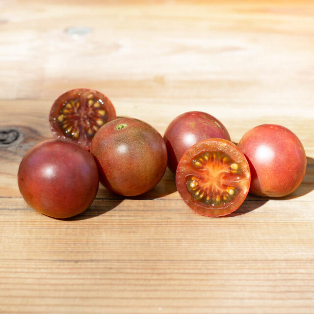 Tomate-Cerise Noire - Chocolate Cherry | Association Kokopelli